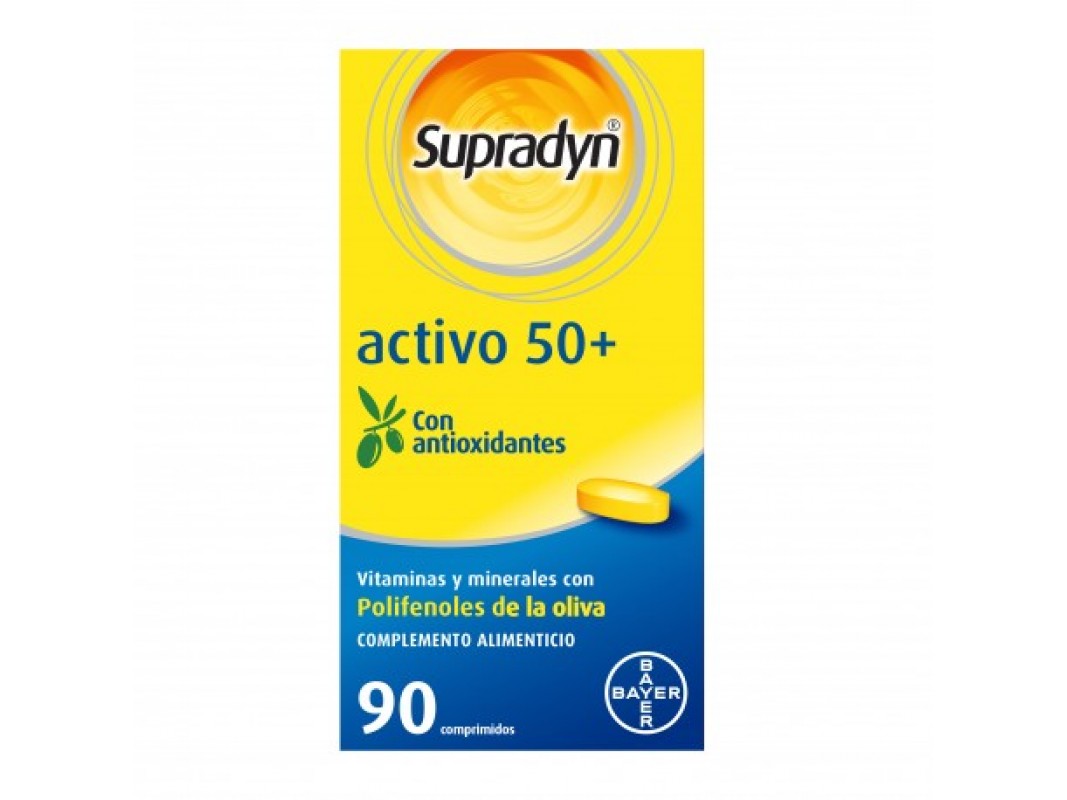 Supradyn activo 50+ 60comprimidos