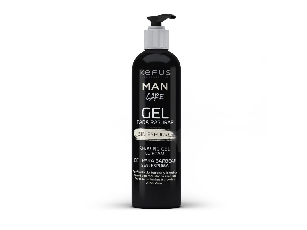 Gel Men para rasurar y perfilar sin espuma Kefus 250ml