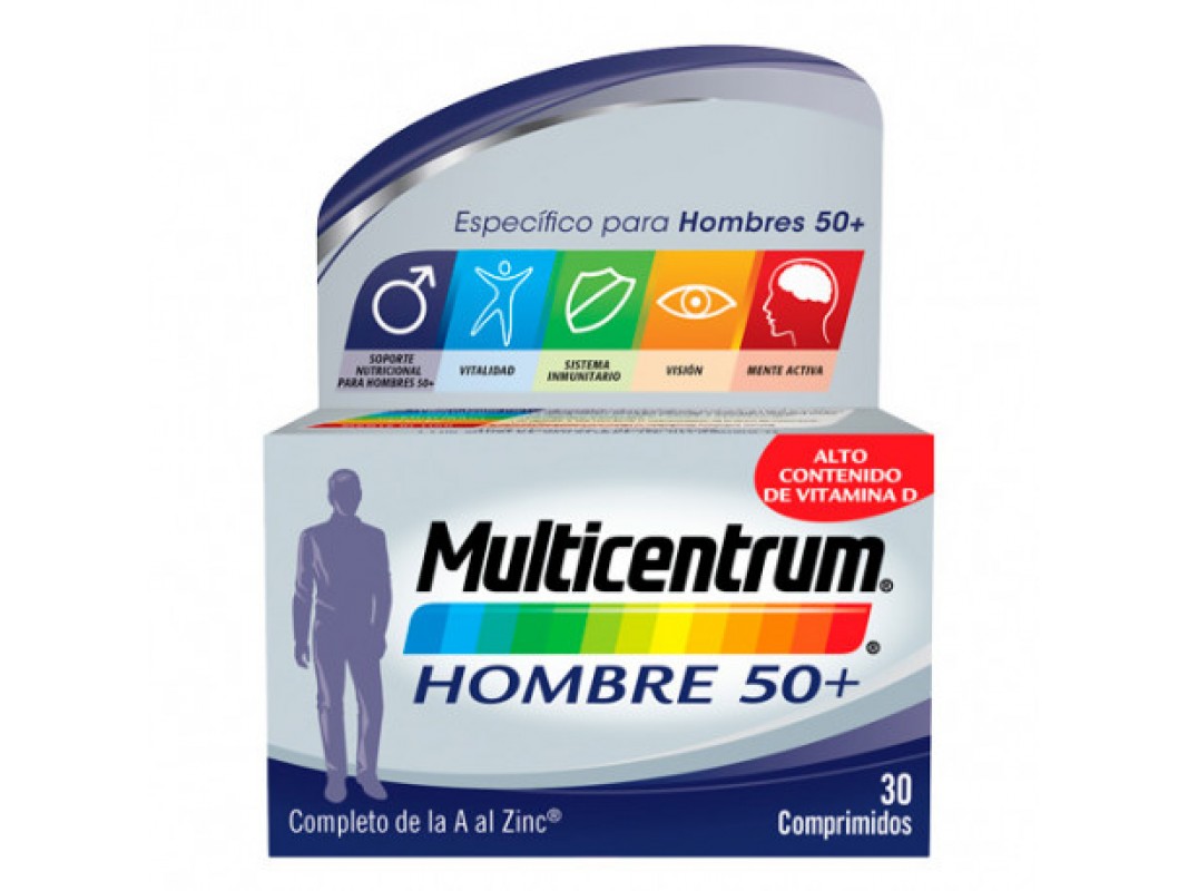 Multicentrum Hombre 50+ 30 comprimidos